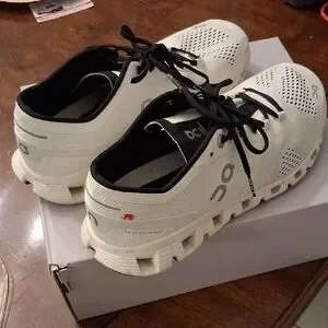 On Running | Shoes | On Running Womans White And Black Athletic Shoes ...